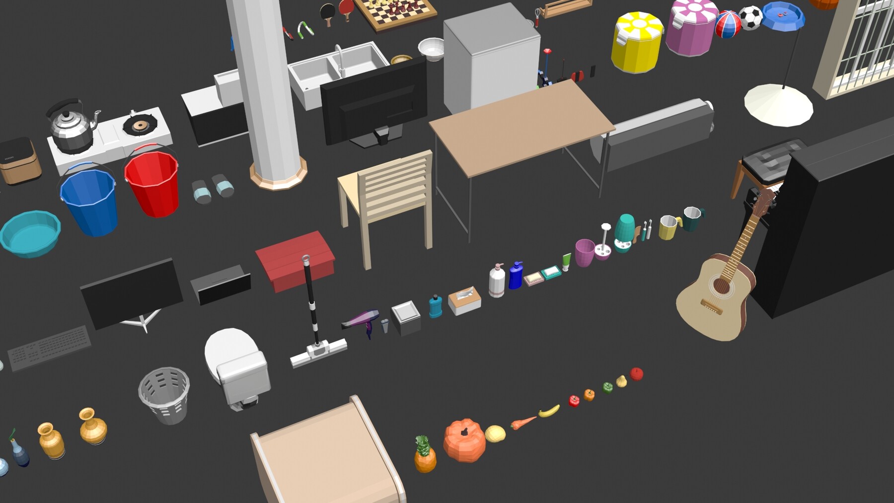 ArtStation - Low Poly Props Pro | Game Assets