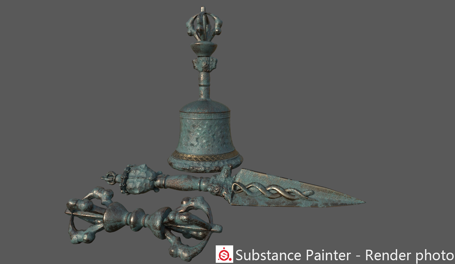 ArtStation - Tibetan tantric instruments | Resources