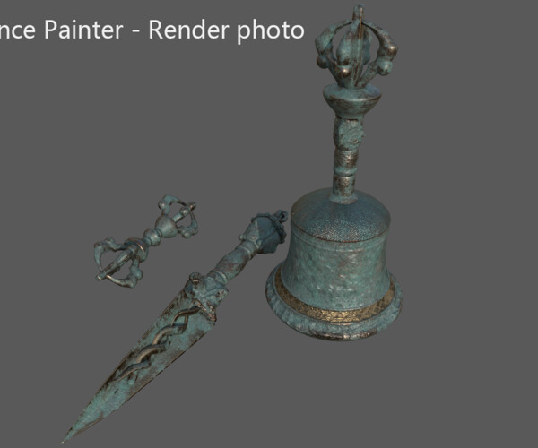 ArtStation - Tibetan tantric instruments | Resources