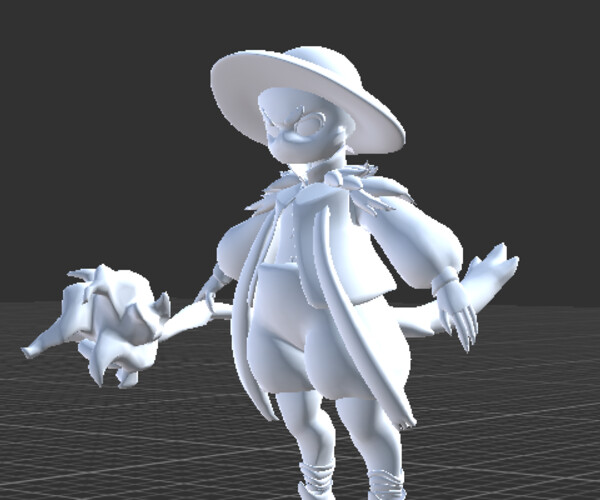 ArtStation - Mage with Rig and Animation | Game Assets