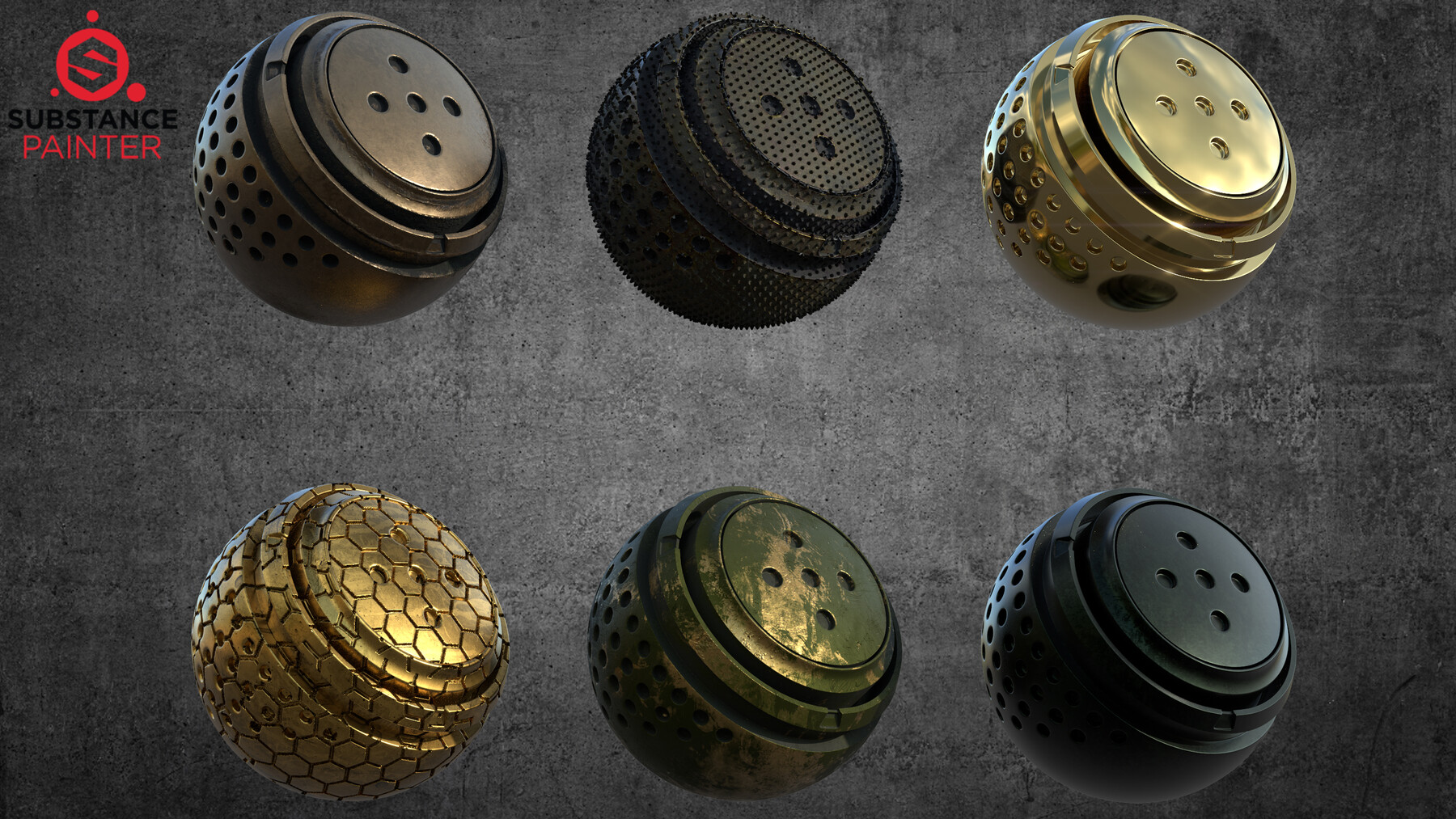 ArtStation - 30 Metal Smart Materials Vol 1 + Tutorial | Resources