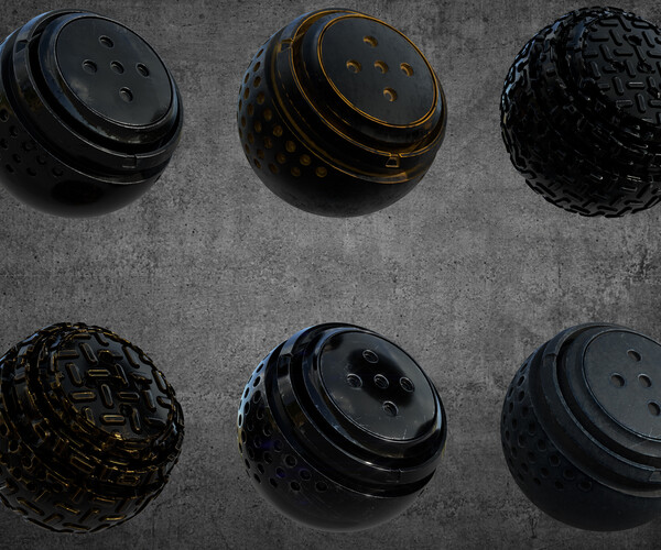 ArtStation - 30 Metal Smart Materials Vol 3 + Tutorial | Resources