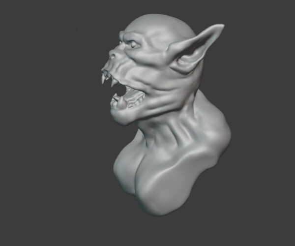 ArtStation - Head Ork 3D model | Resources