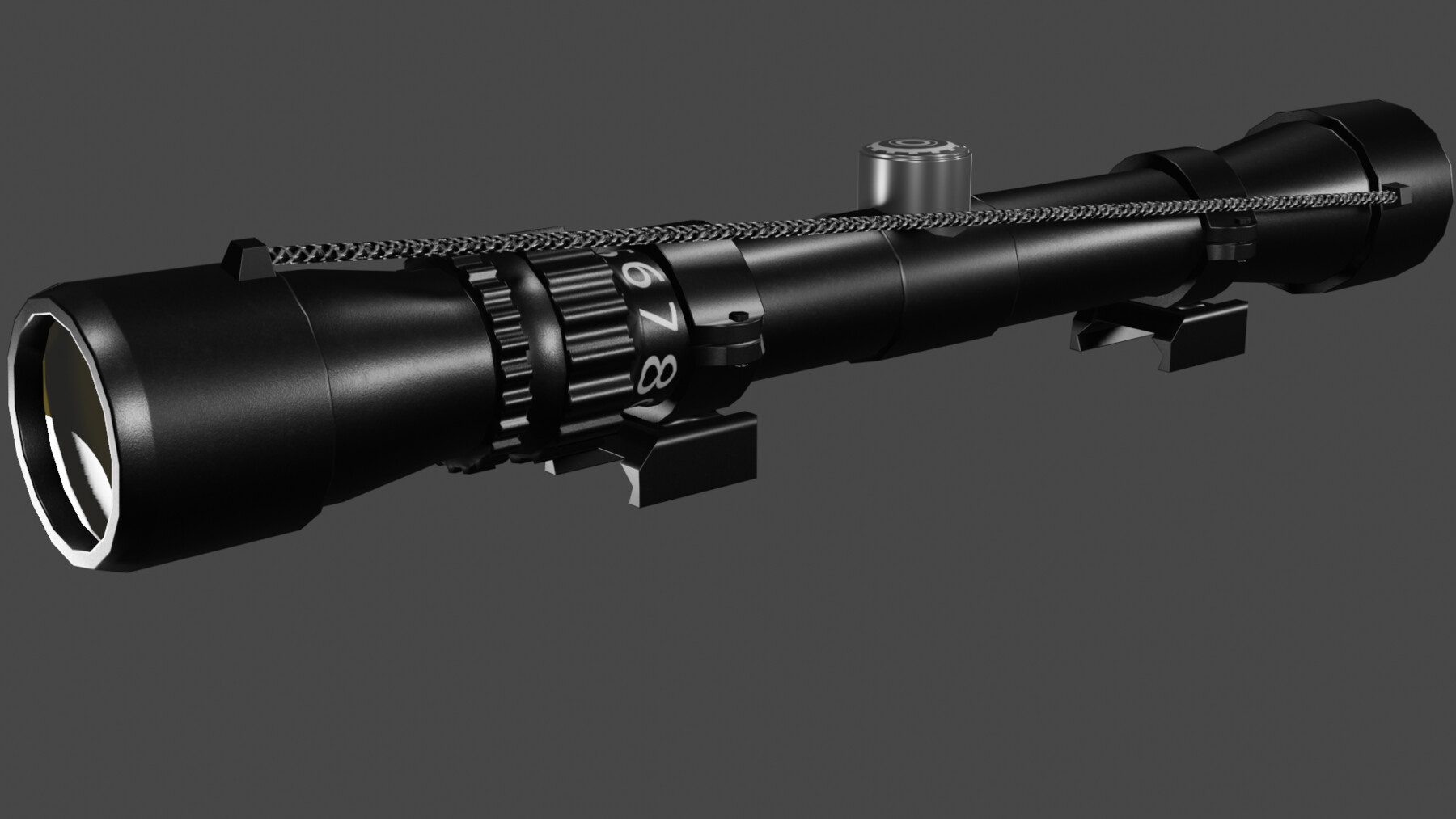 ArtStation - 8x Scope 3D Model | Game Assets