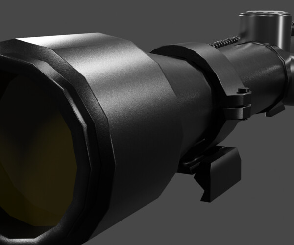 ArtStation - 8x Scope 3D Model | Game Assets