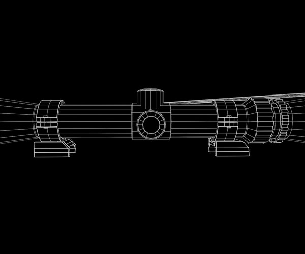 ArtStation - 8x Scope 3D Model | Game Assets