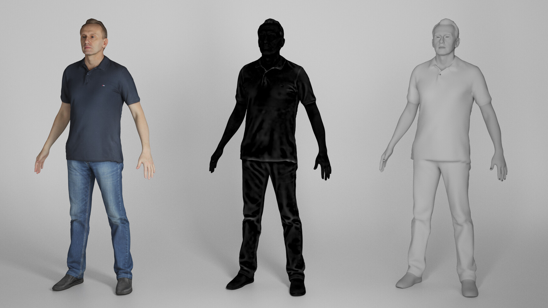 ArtStation - Man in casual style ready for animation 312 | Game Assets