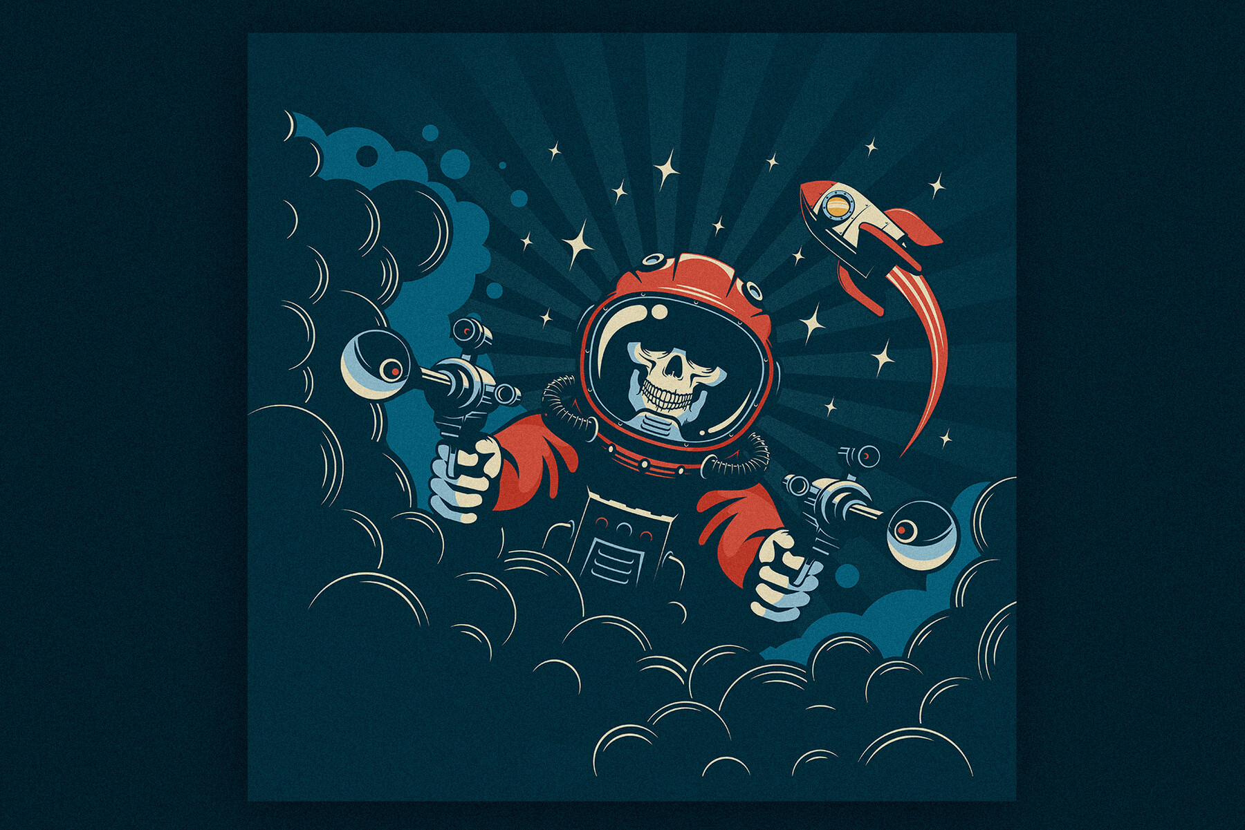 ArtStation - Space Poster Retro Style | Artworks