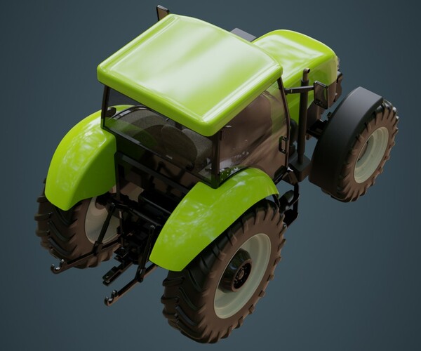 ArtStation - Tractor 1 Untextured | Resources