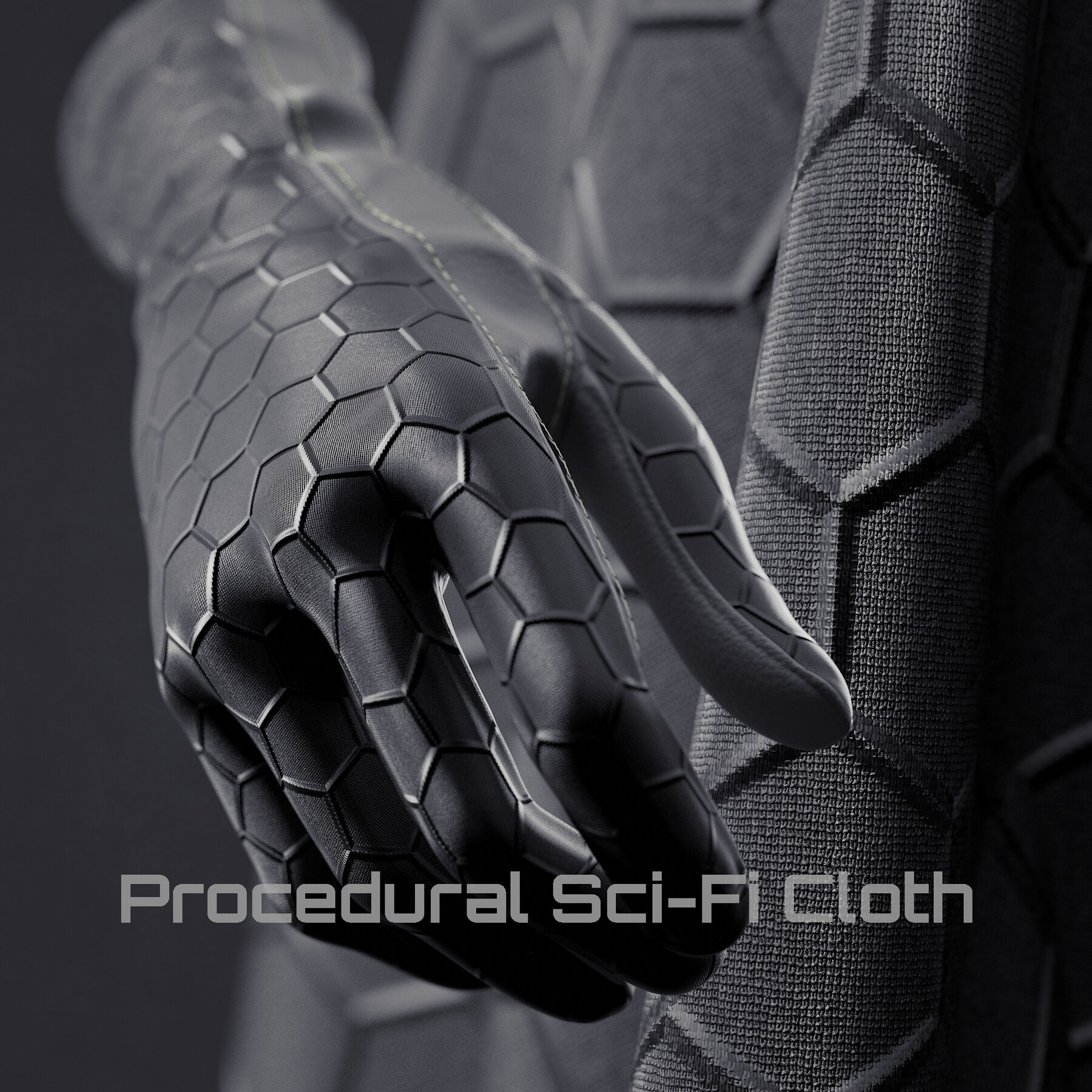 ArtStation - Procedural Sci Fi Cloth Shader | Game Assets