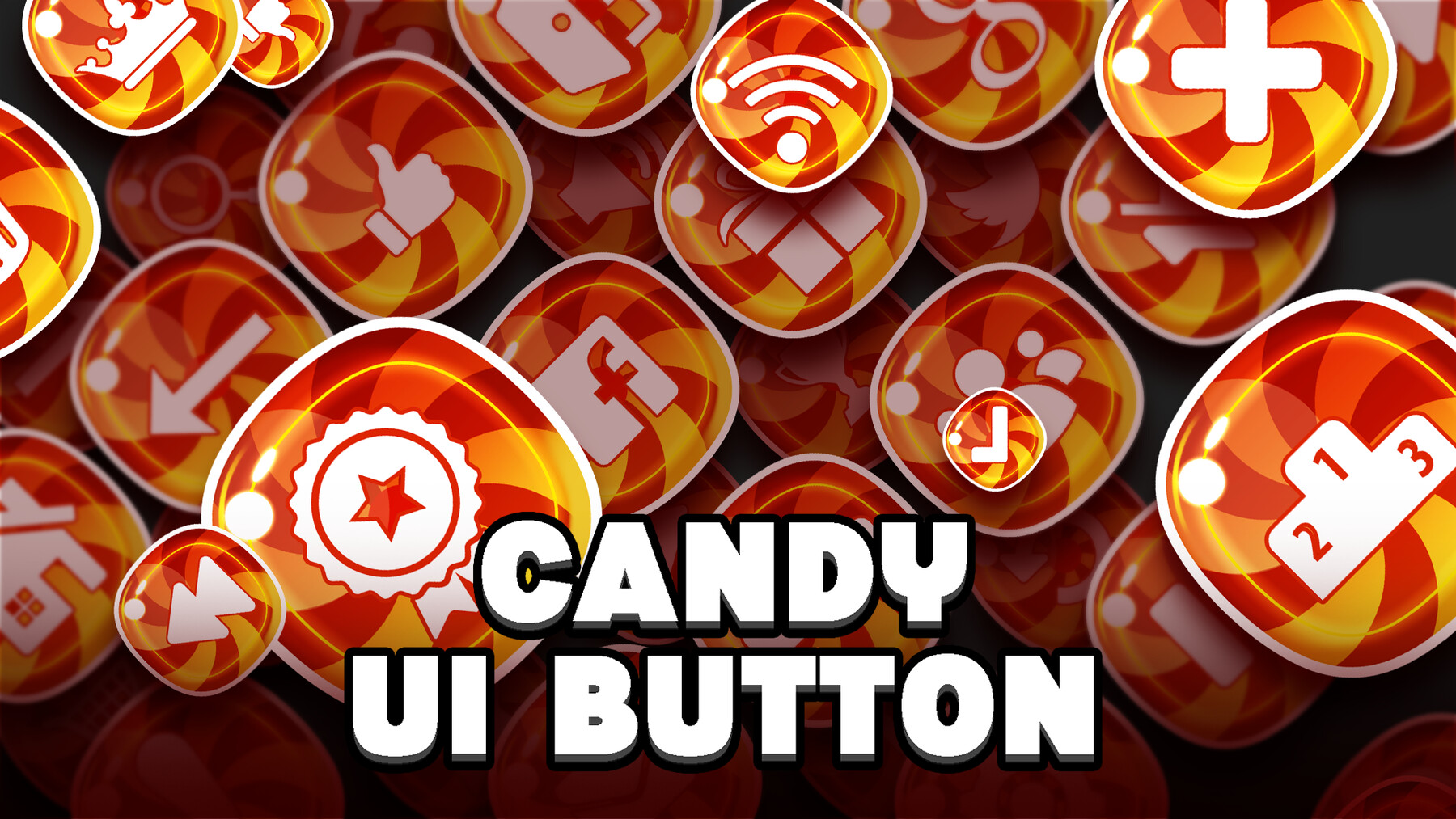 ArtStation - Candy UI Button #2 | Game Assets