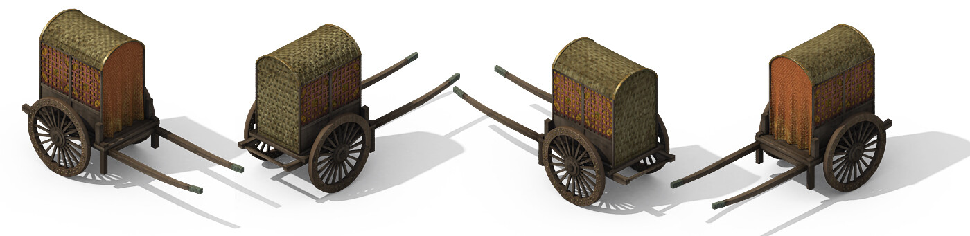 ArtStation - Official - Transport - Carriage 01 | Game Assets