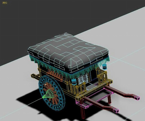 ArtStation - Heyang City - Yellow Wagon | Game Assets