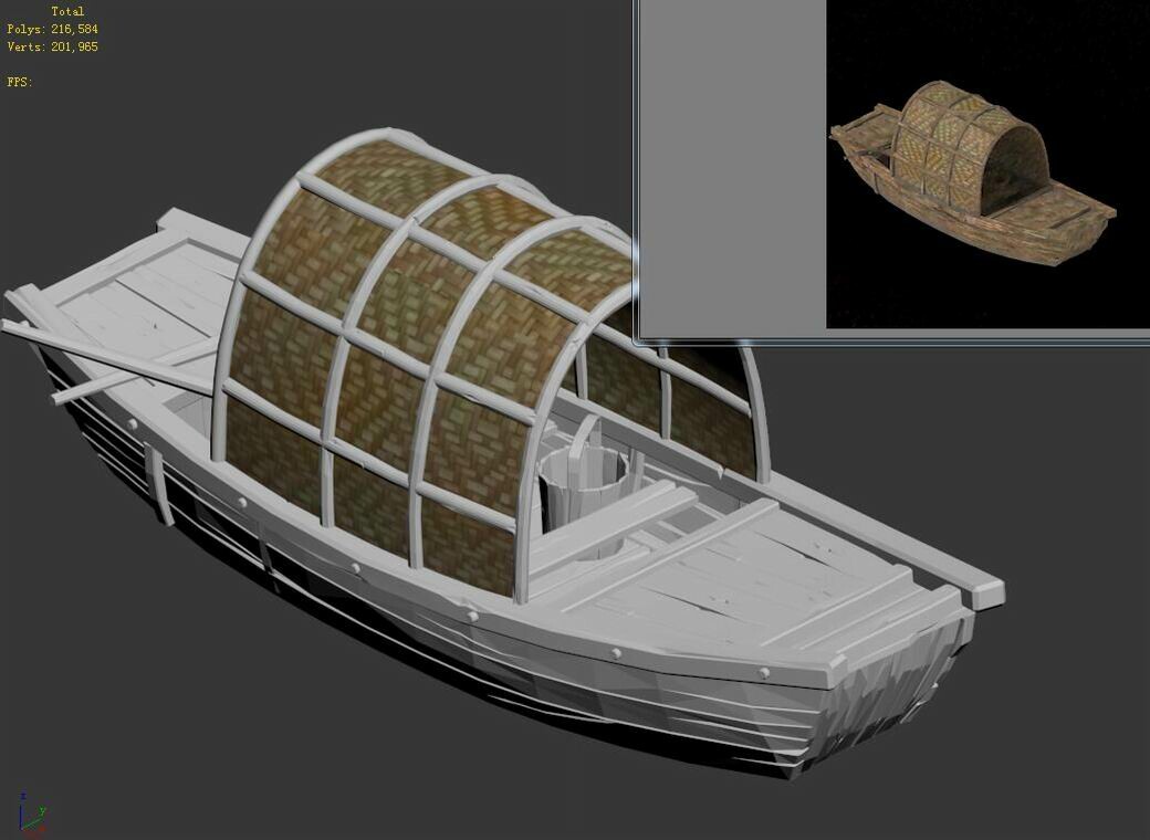 ArtStation - Traffic - small fishing boat | Game Assets