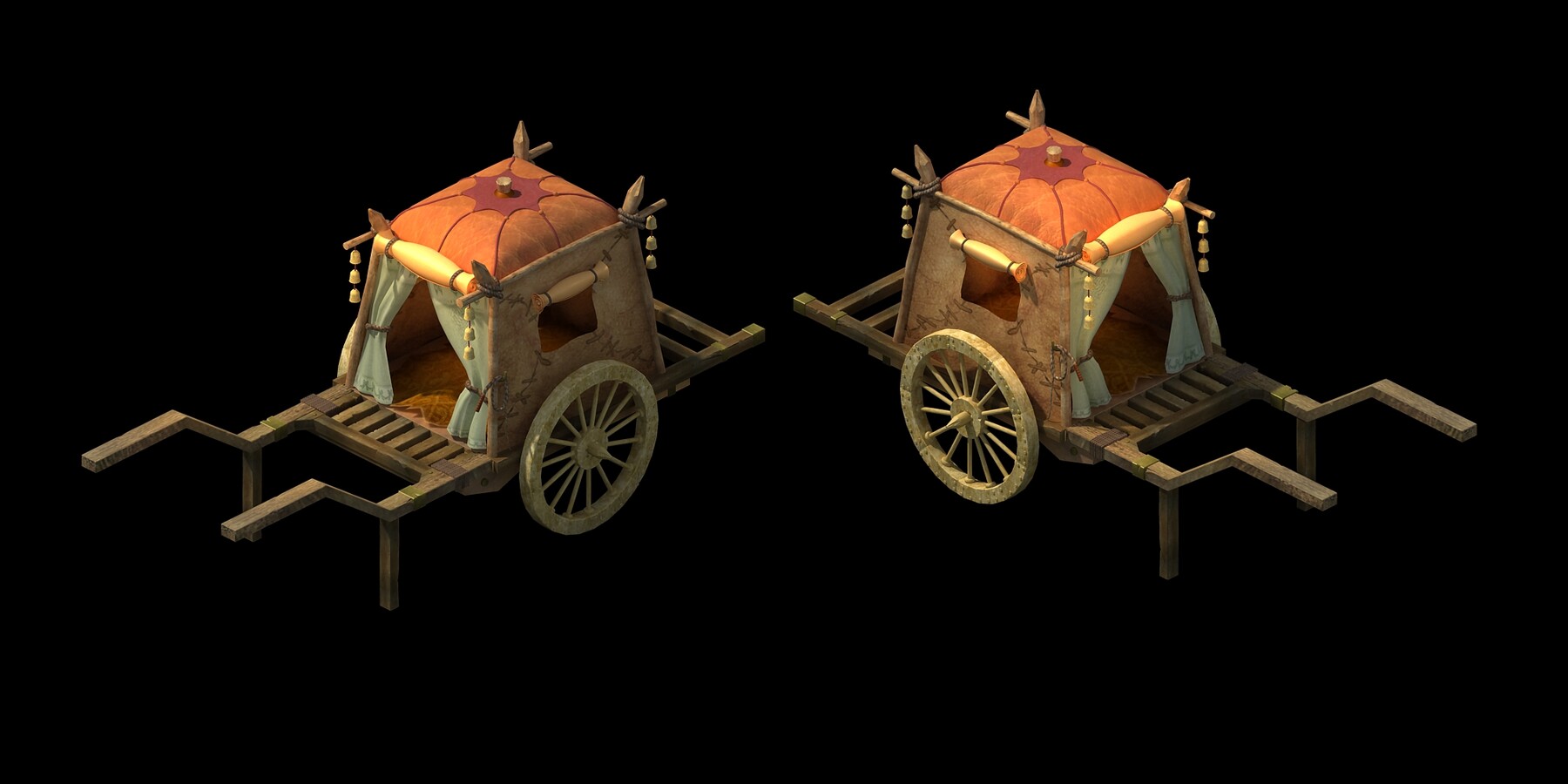 ArtStation - Desert Gobi - Carriage | Game Assets