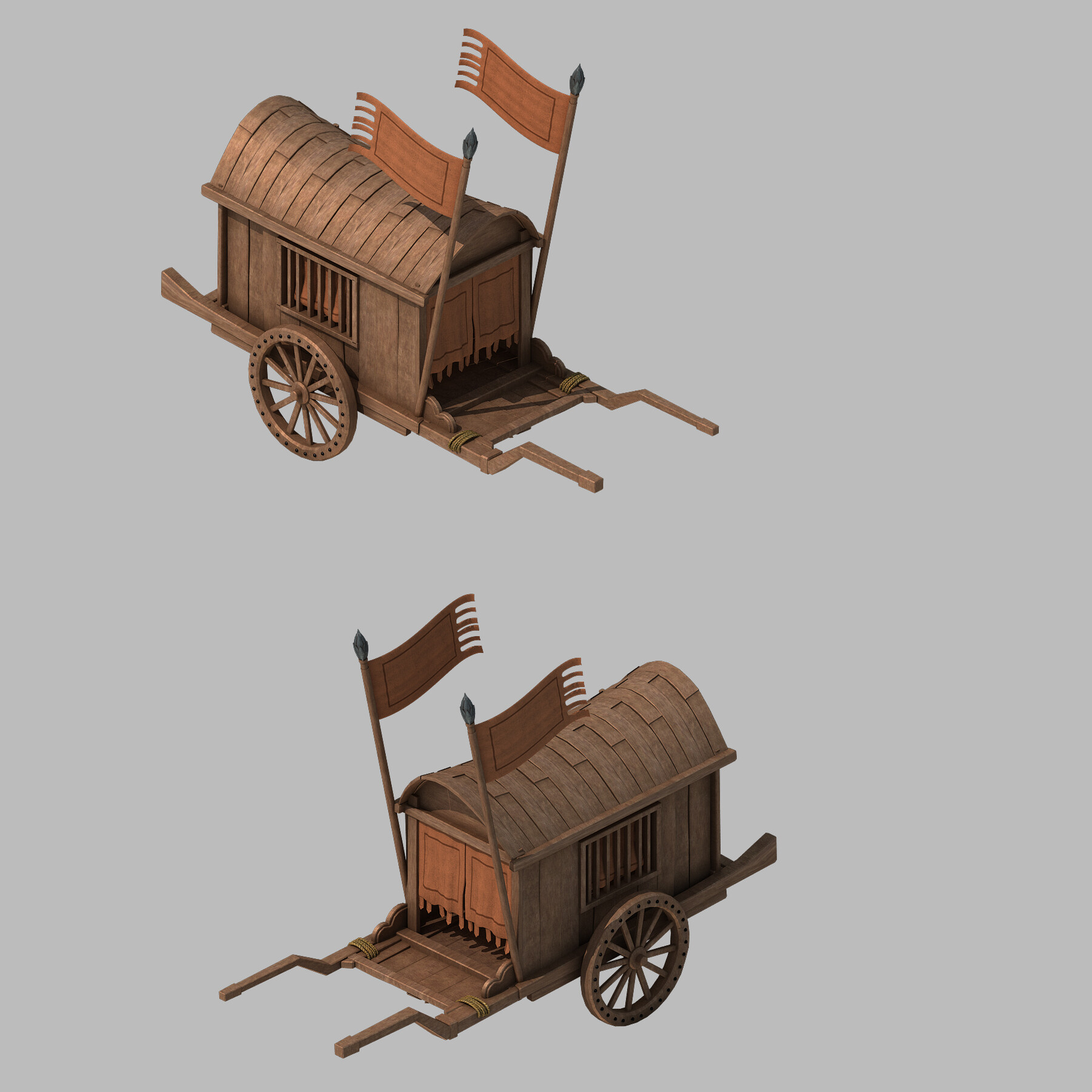ArtStation - War - carriage 2701 | Game Assets