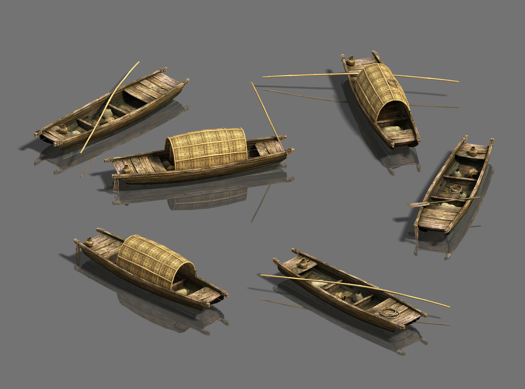 ArtStation - Medium City - Boat | Game Assets