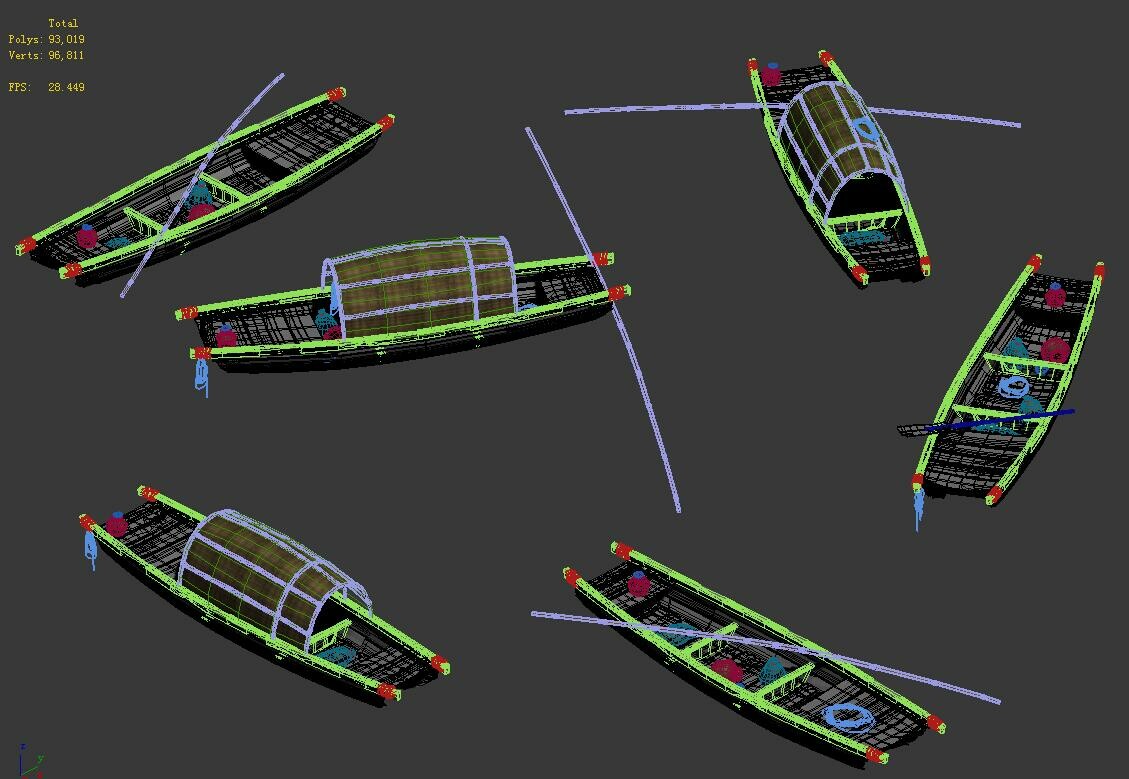 ArtStation - Medium City - Boat | Game Assets
