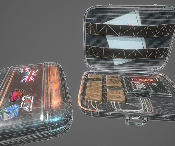 ArtStation - Briefcase C4 Bomb | Game Assets