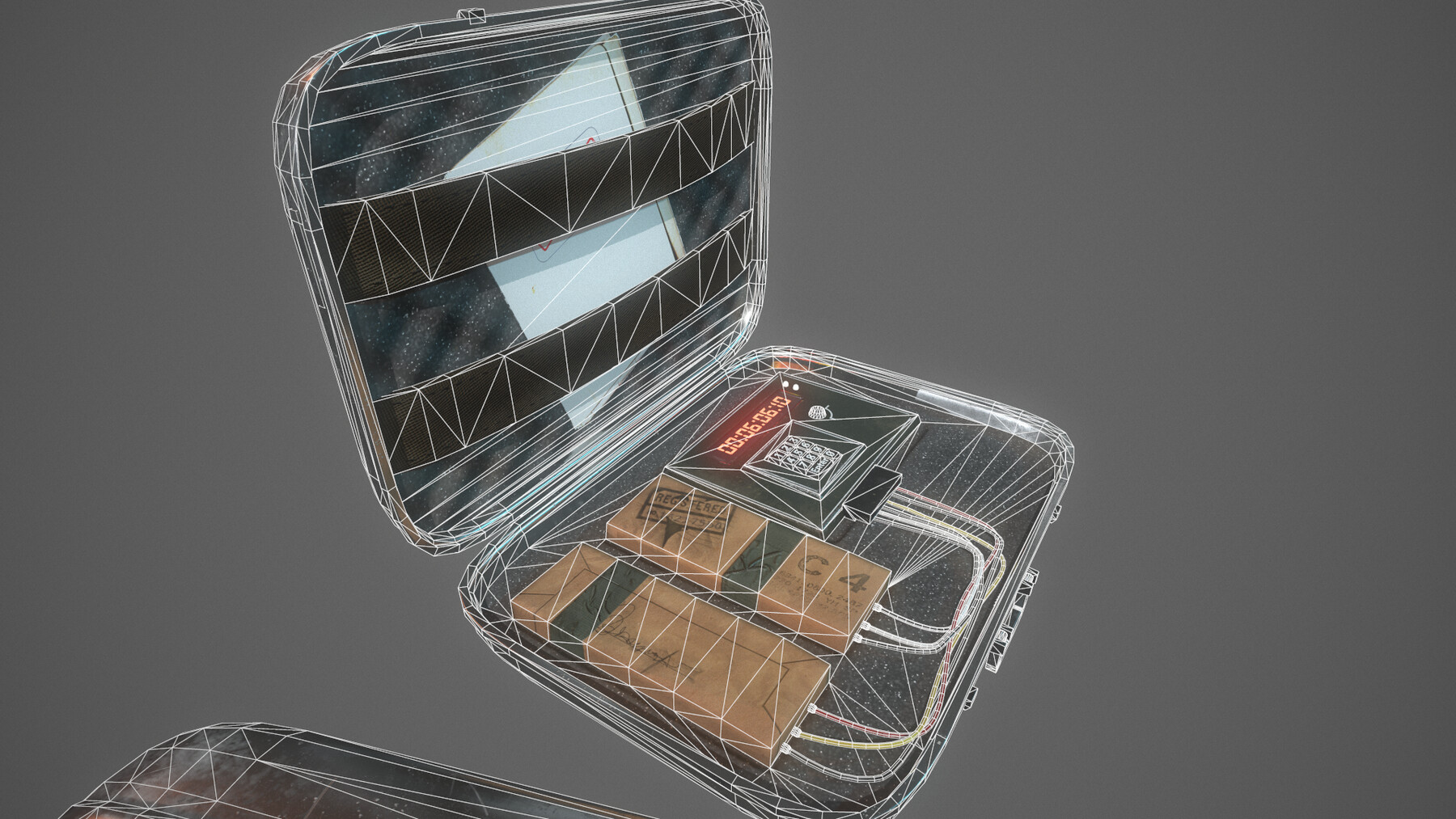ArtStation - Briefcase C4 Bomb | Game Assets
