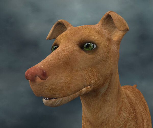 ArtStation - MDGH.014 Rigged Dog | Game Assets