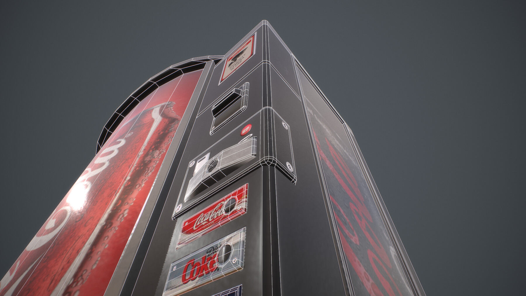 ArtStation - the vending machine - lowpoly game asset - 2k maps pbr ...