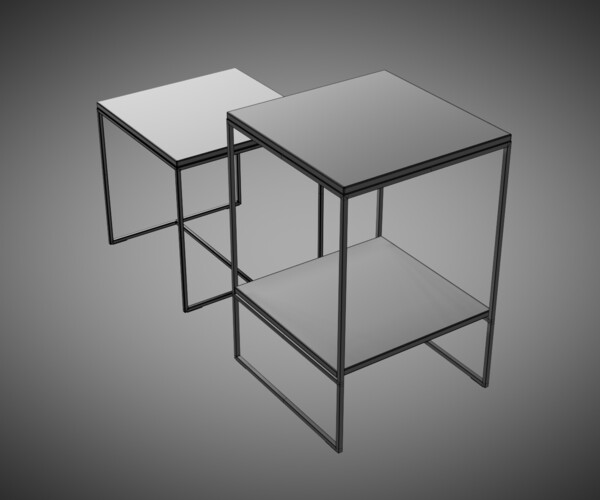 ArtStation - Liam Side Table by Minotti | Resources