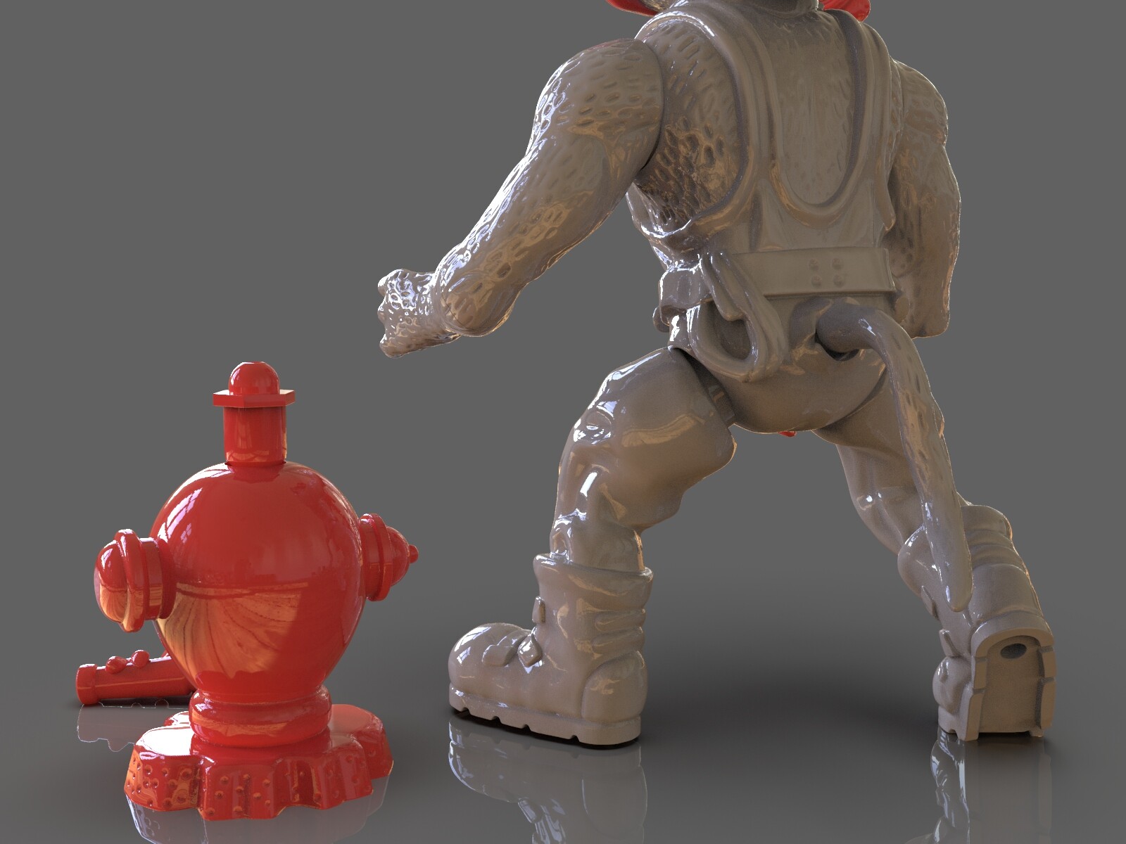 ArtStation - TMNT Hot Spot Articulated Toy With Accessories | Resources