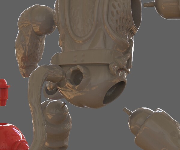 ArtStation - TMNT Hot Spot Articulated Toy With Accessories | Resources