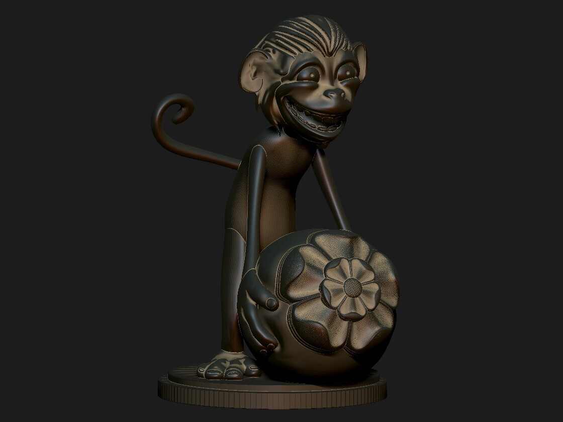 ArtStation - MATCAPS PACK 100 ZBRUSH + MONKEY MODEL WITH UV MAP | Resources