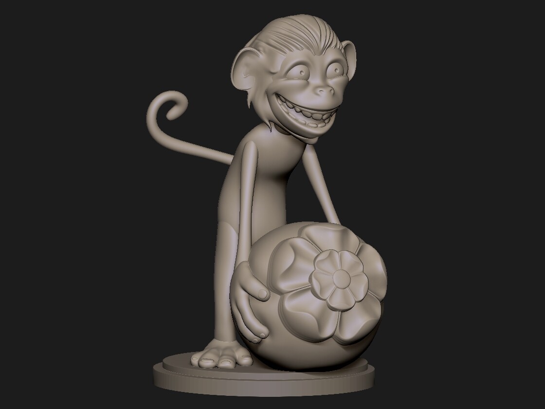 ArtStation - MATCAPS PACK 100 ZBRUSH + MONKEY MODEL WITH UV MAP | Resources