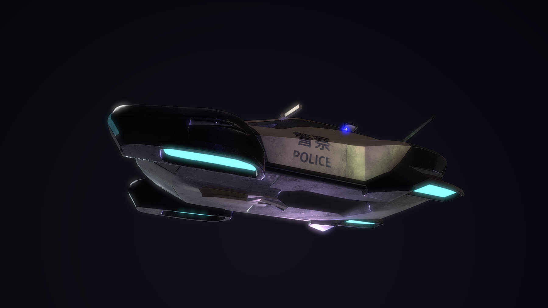 ArtStation - Sci-Fi Vehicle low-poly 3d model Low-poly 3D model | Game ...