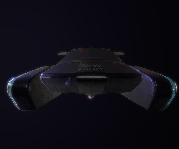 ArtStation - Sci-Fi Vehicle low-poly 3d model Low-poly 3D model | Game ...