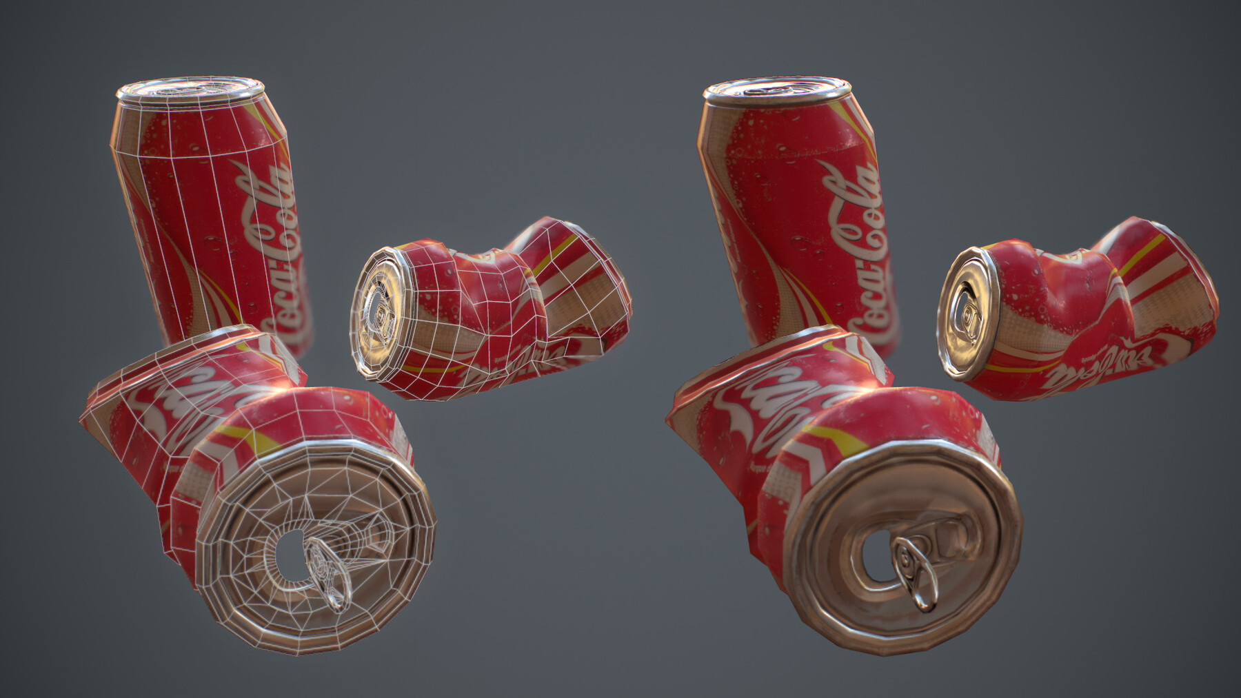 ArtStation - coca-cola and pepsi can | Game Assets