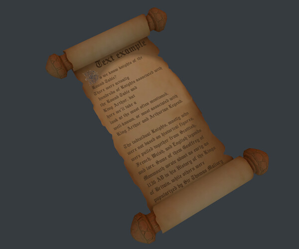 ArtStation - scroll animation | Game Assets