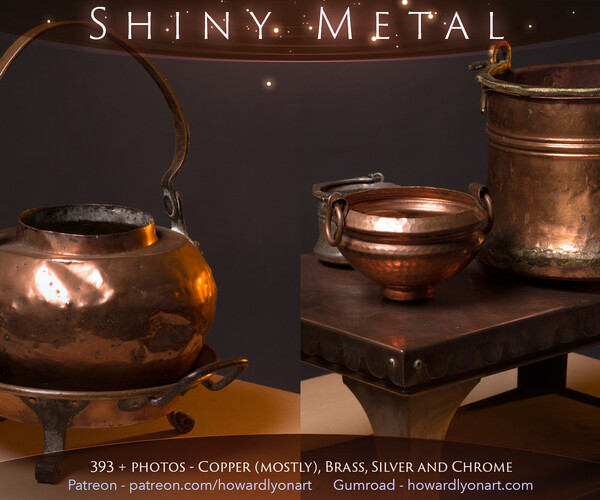 ArtStation - Shiny and rustic metal reference | Resources