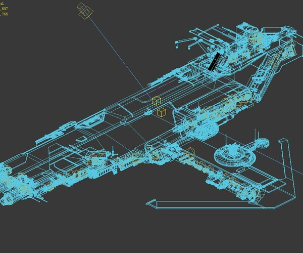 ArtStation - Spaceship - Catapult 01 | Game Assets