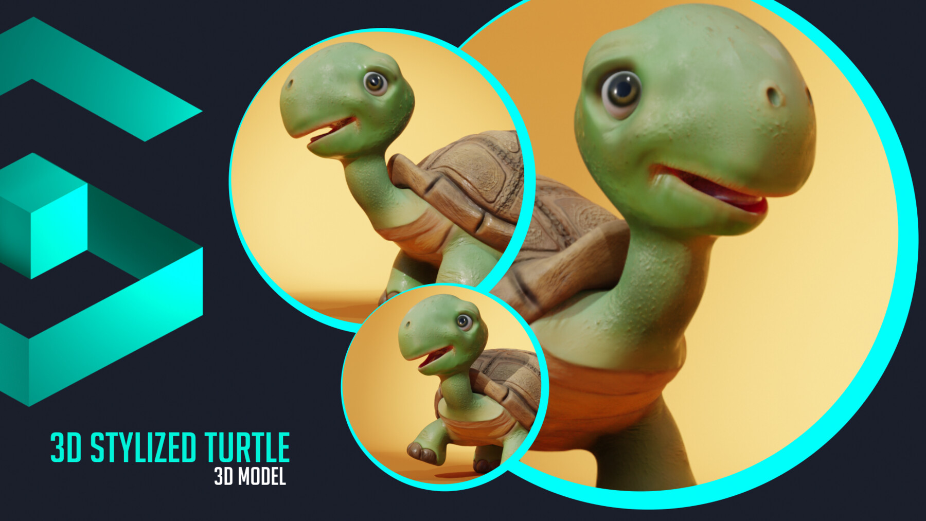 ArtStation - 3d Stylized Turtle - Rigged | Resources