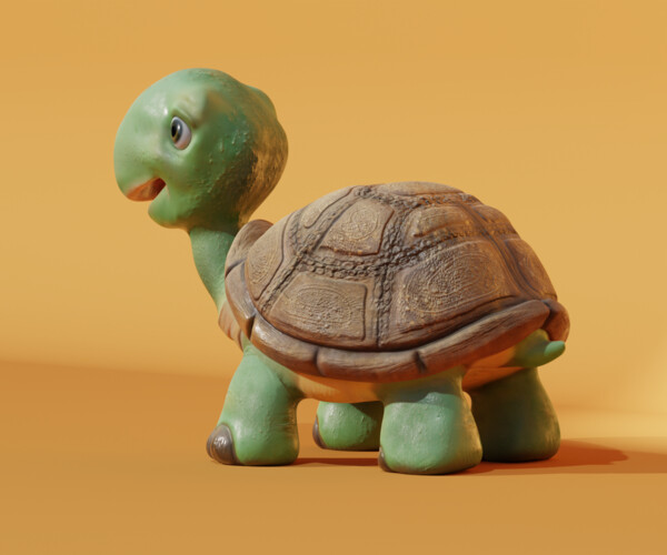ArtStation - 3d Stylized Turtle - Rigged | Resources