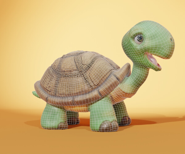 ArtStation - 3d Stylized Turtle - Rigged | Resources