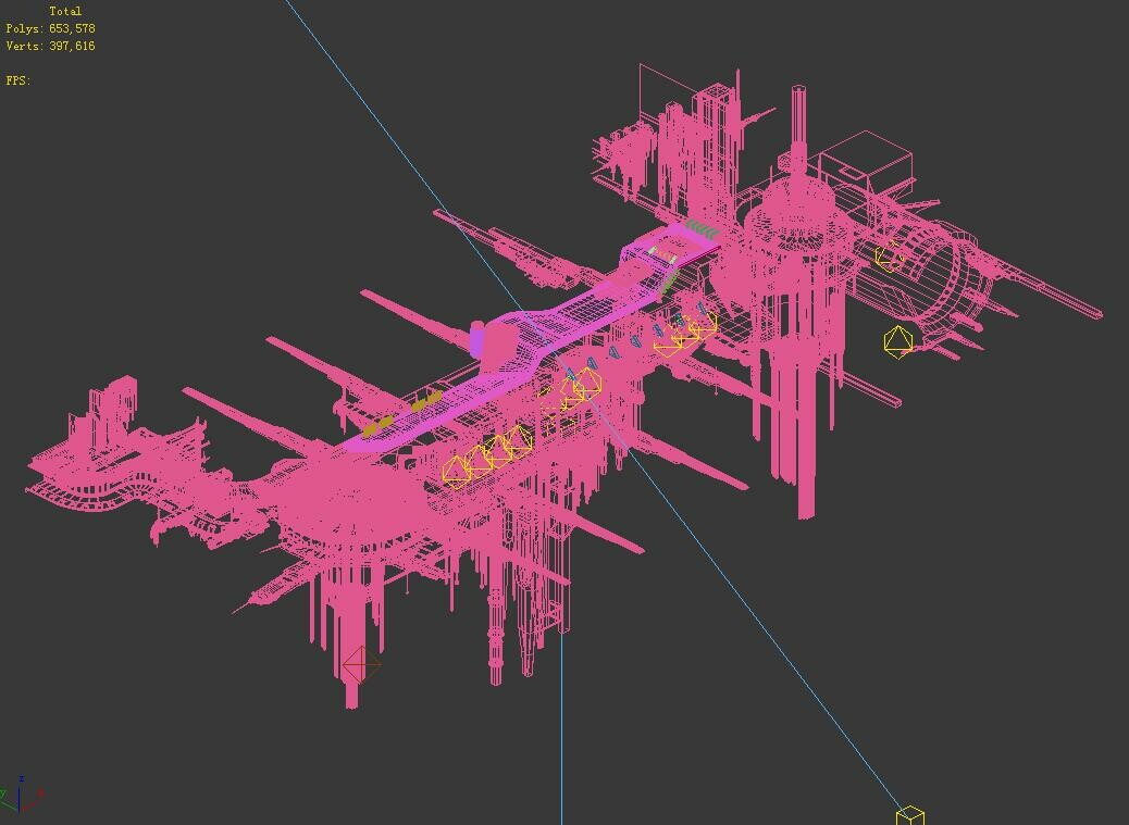 ArtStation - Spaceship - port of call | Game Assets