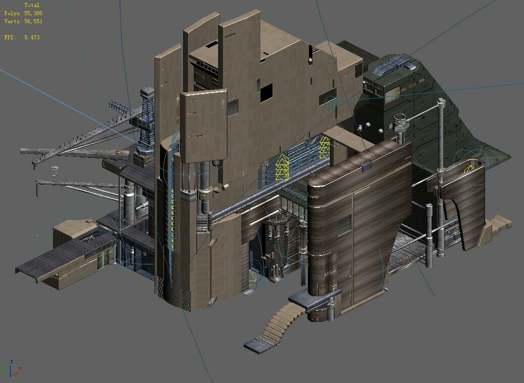 ArtStation - Spaceship - repair yard | Resources