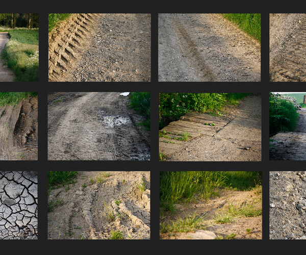 ArtStation - DIRT TRACK PHOTO PACK - 160 reference photos of a dirt ...