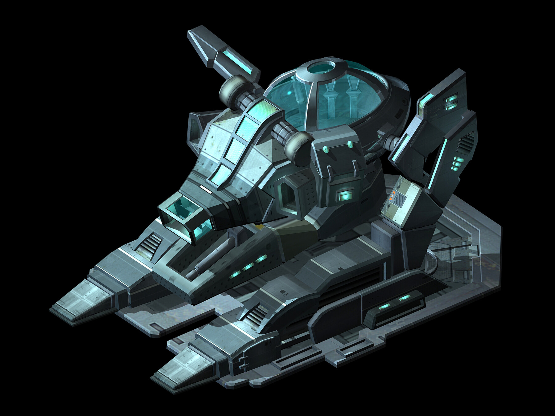 ArtStation - Machinery - spacecraft - functional objects 013 | Game Assets