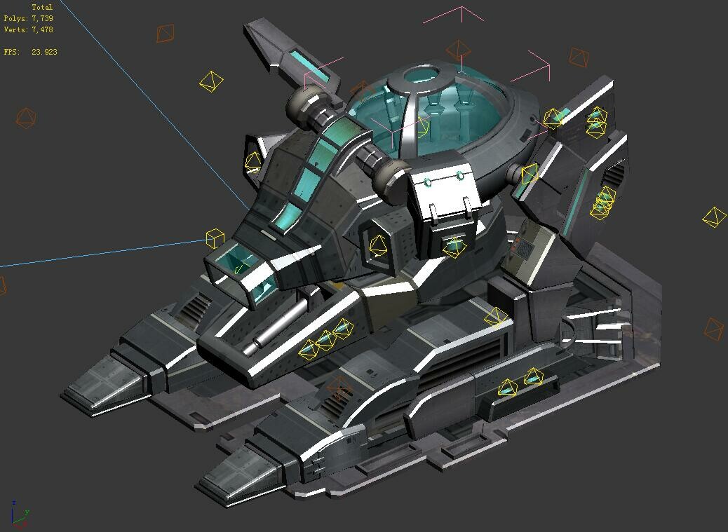 ArtStation - Machinery - spacecraft - functional objects 013 | Game Assets