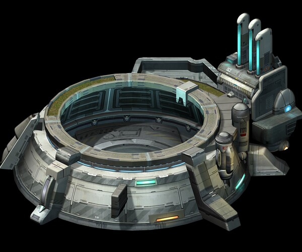 ArtStation - Mechanical Construction - Basic Hydraulic Engineering 01 ...