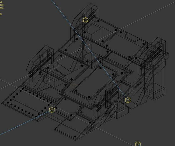 ArtStation - Mechanical Building - Slope 01 | Game Assets