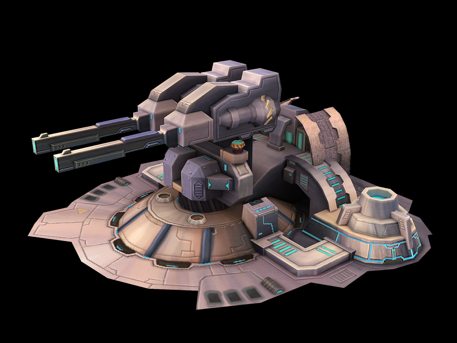 ArtStation - Machinery - Turret 02 | Game Assets