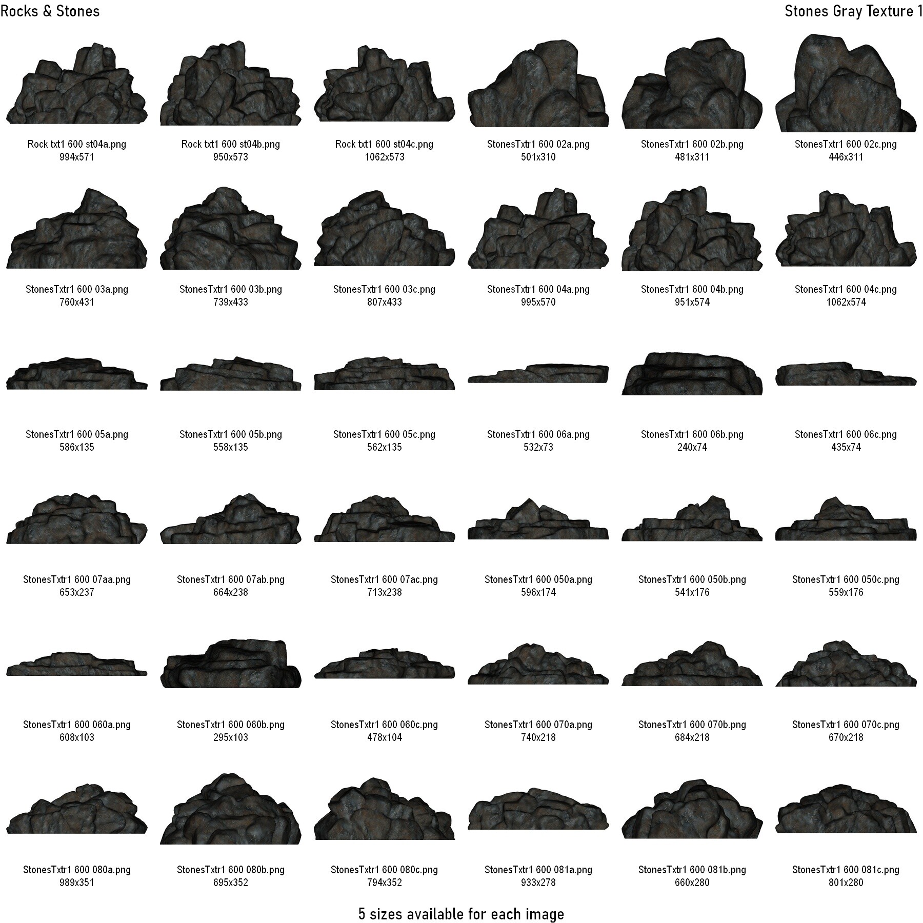 ArtStation - Rock and Stone Game Builder's Kit | Game Assets