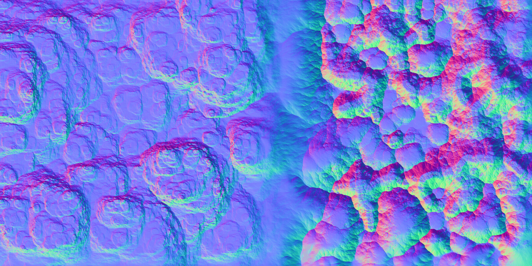 ArtStation - Multi-Biome Landscape Map | Game Assets